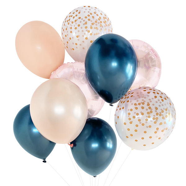 Balloon Bouquet - Navy & Blush – Paperboy